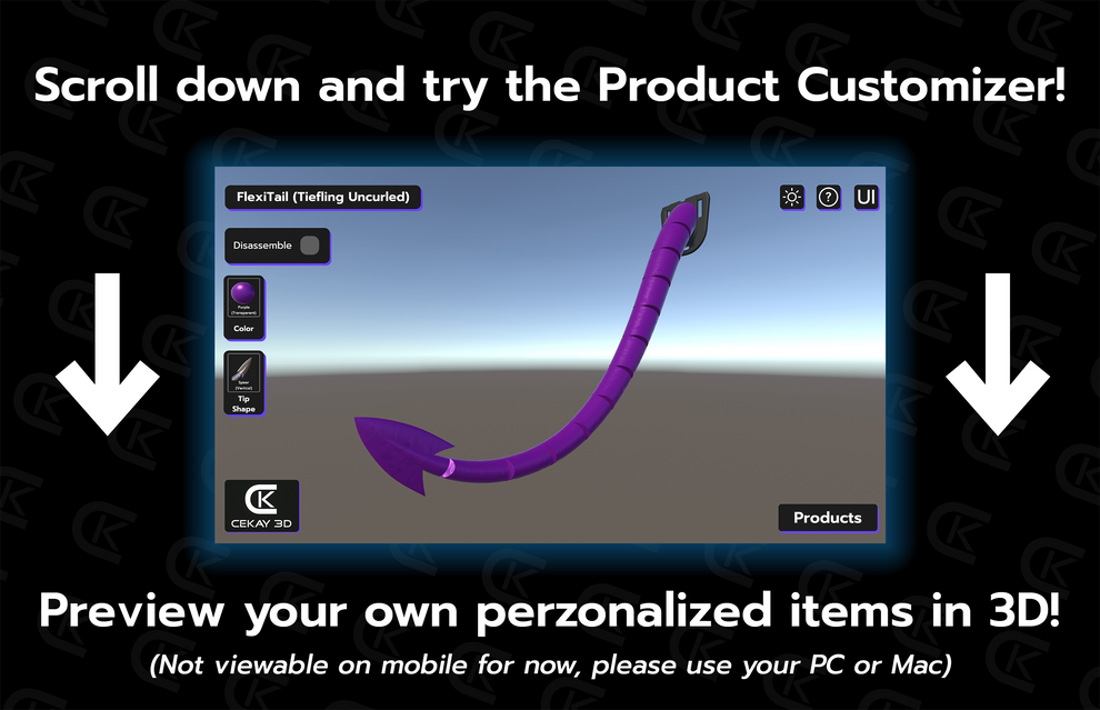 FlexiTail (Tiefling) – Cekay 3D